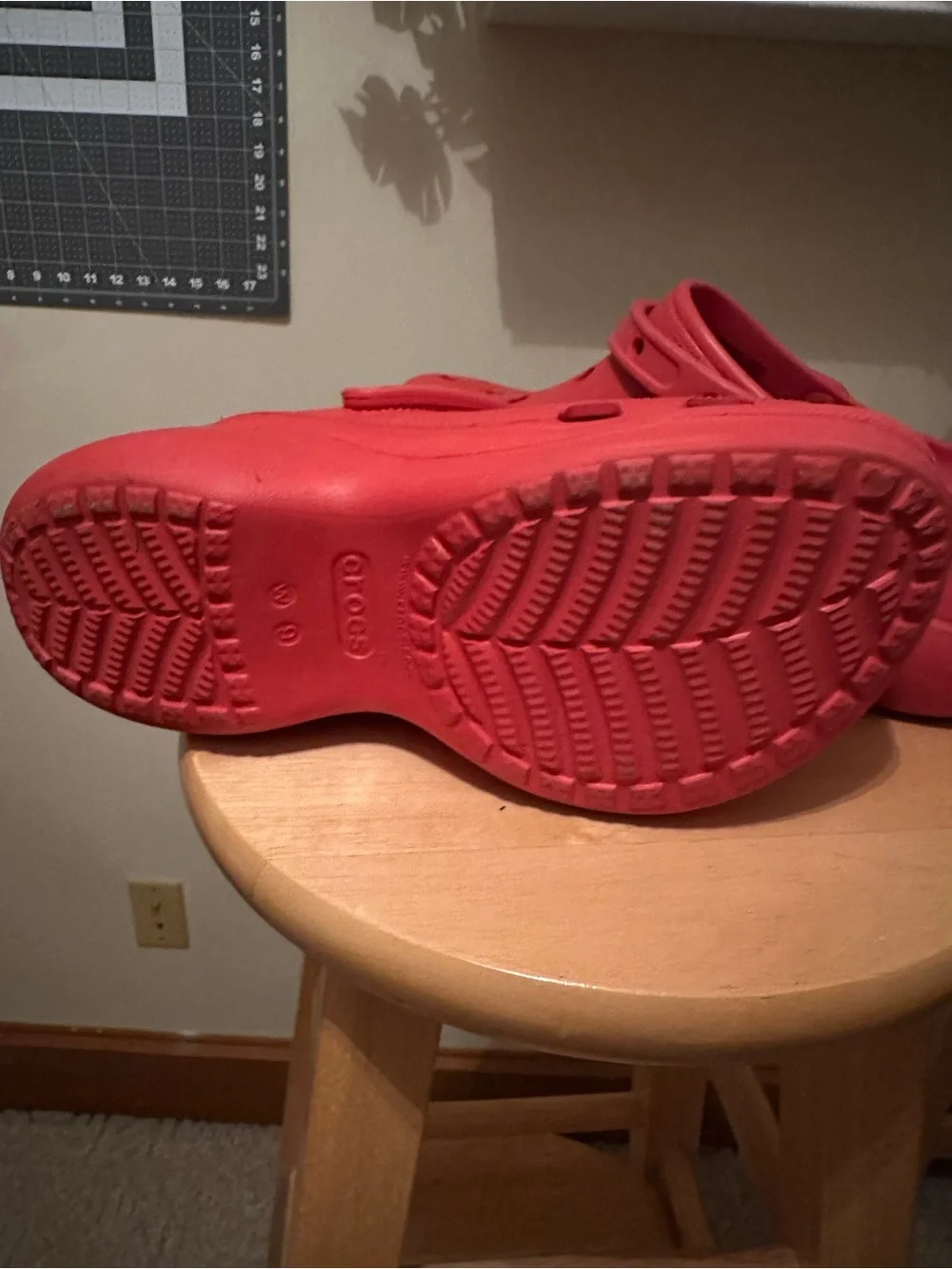 CROCS | Shoes | Crocs Platform Clog In Red | Poshmark